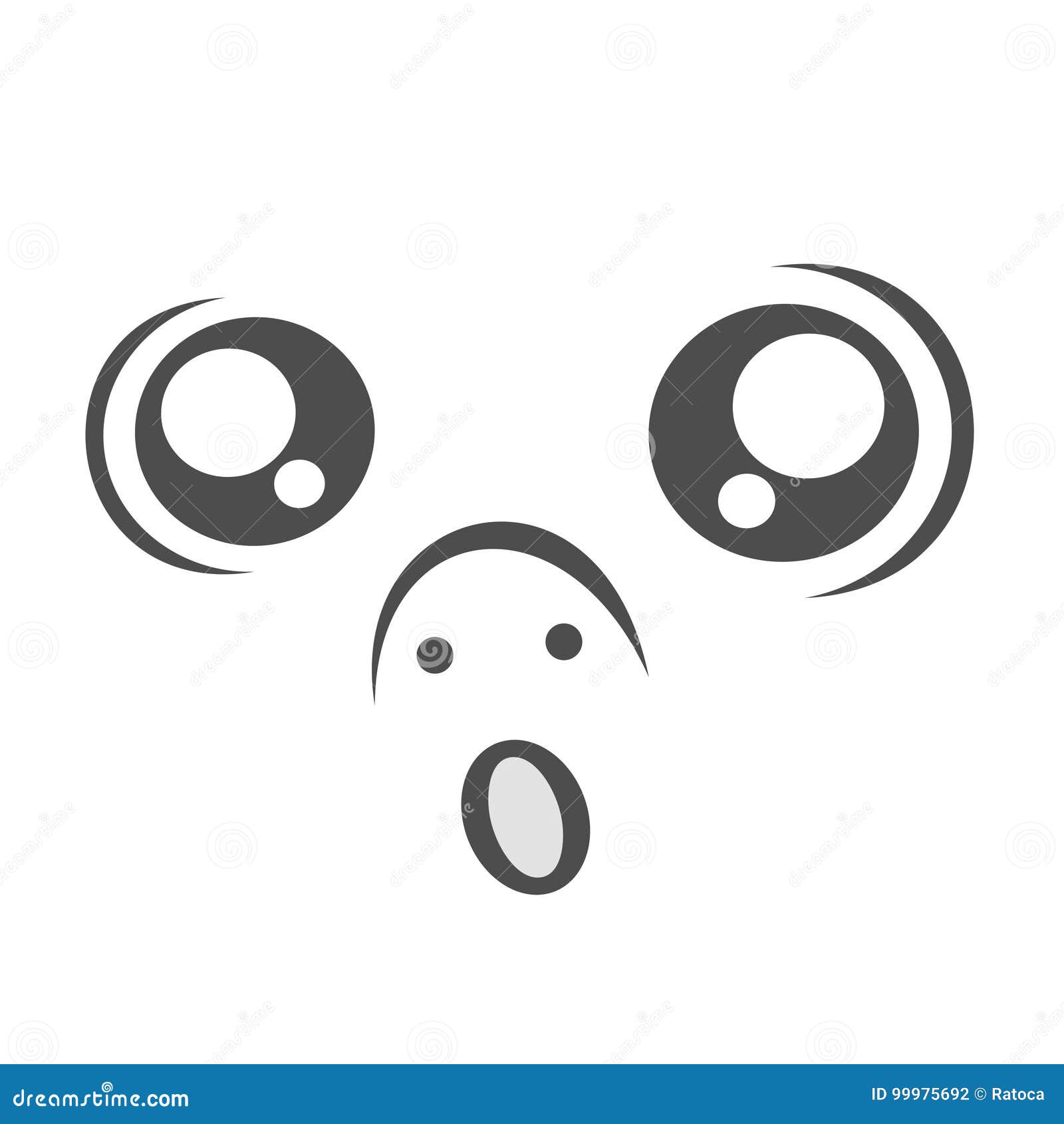 Cara fea del muchacho ilustración del vector. Ilustración de hombre ...