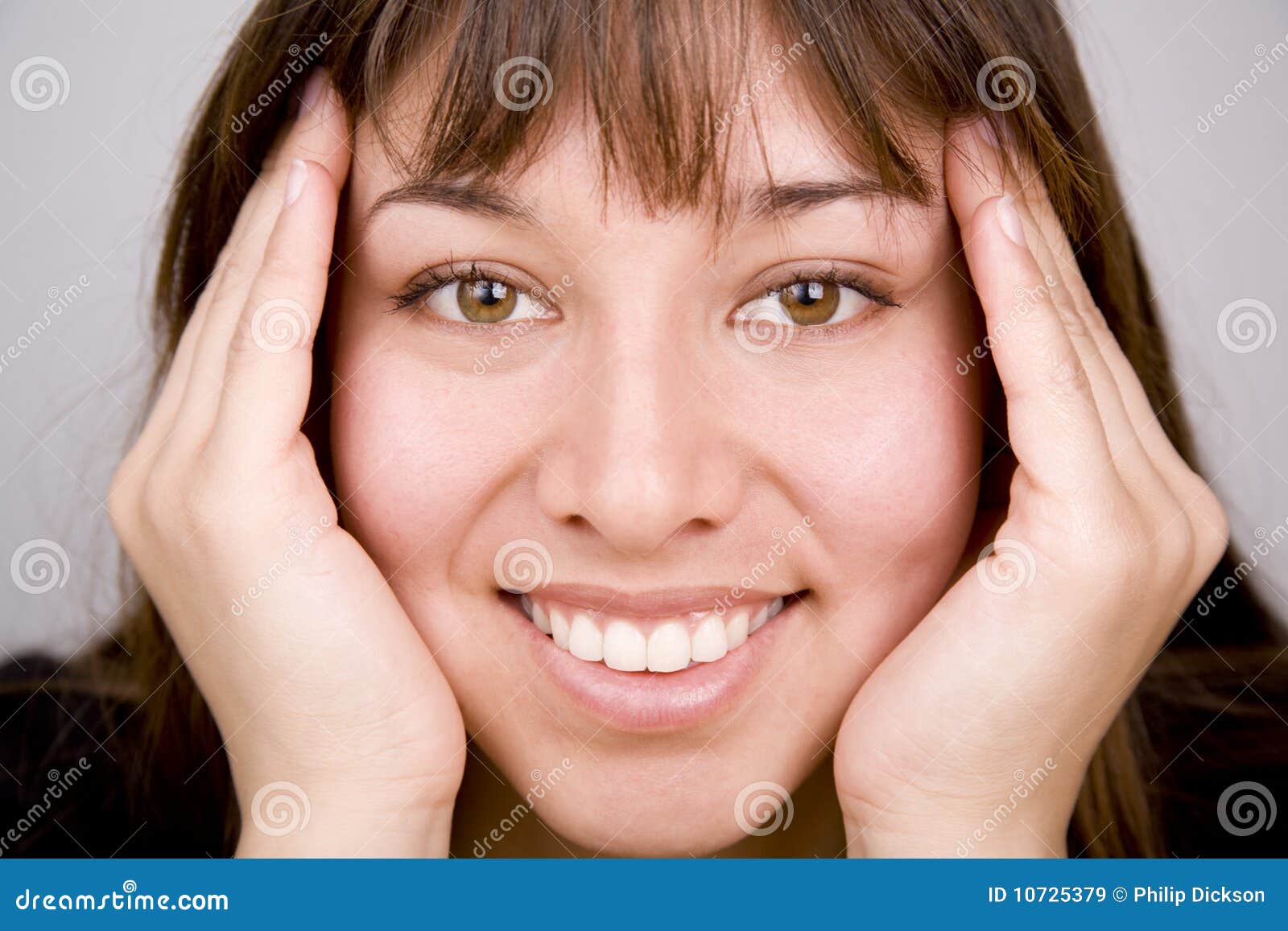 Cara feliz imagen de archivo. Imagen de positividad, muchacha - 10725379