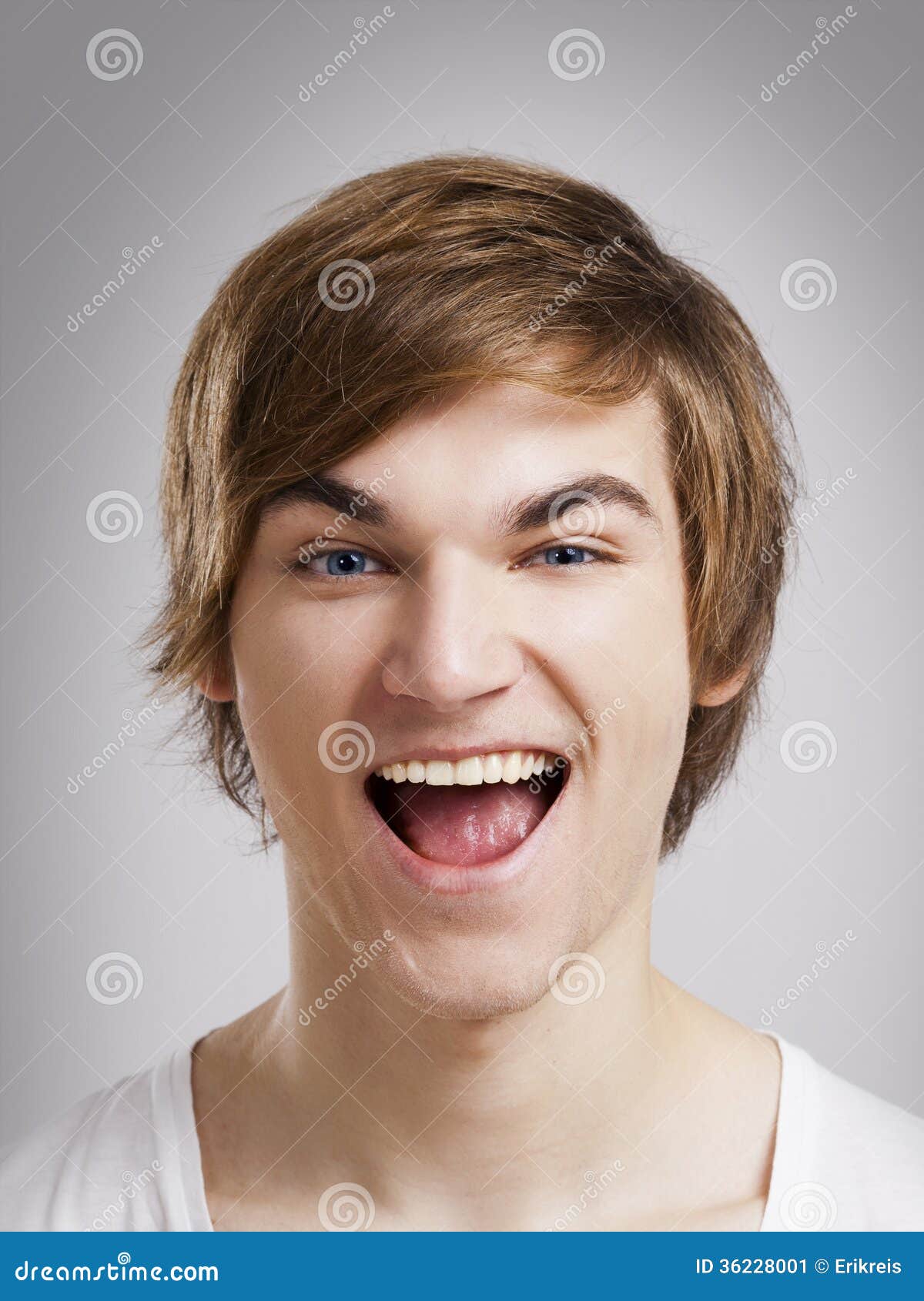 Cara feliz imagen de archivo. Imagen de soporte, rubio - 36228001