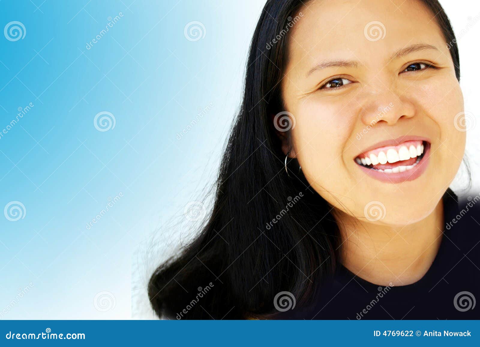 Cara feliz foto de archivo. Imagen de expresiones, muchacha - 4769622