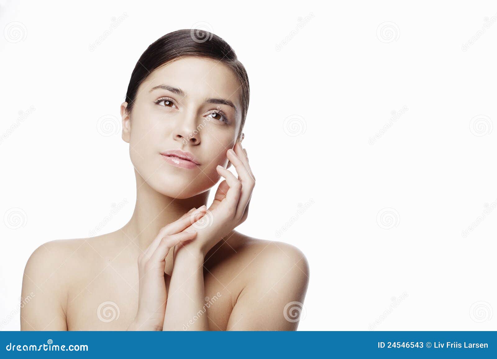 Cara natural de la belleza imagen de archivo. Imagen de clave - 24546543