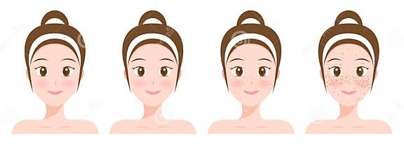 Cara Normal E Cara Da Sarda Ilustração do Vetor - Ilustração de cara ...