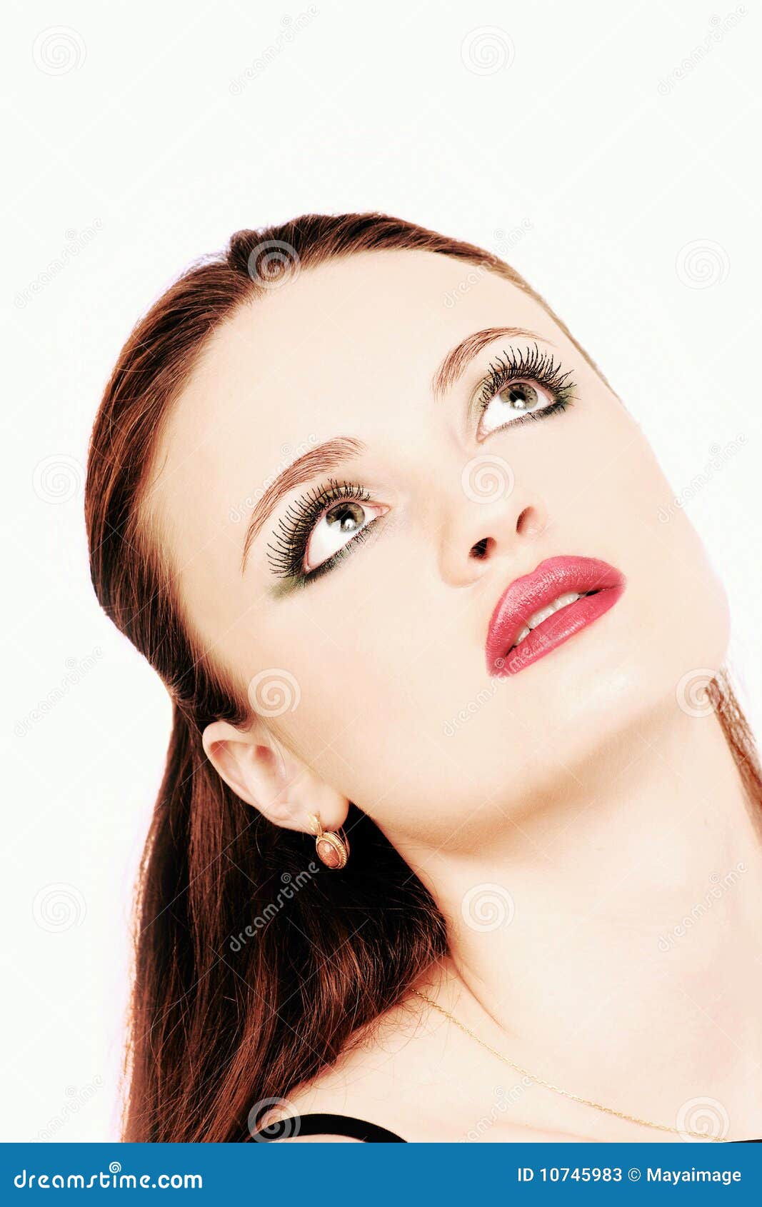 Cara perfecta imagen de archivo. Imagen de forma, mujer - 10745983