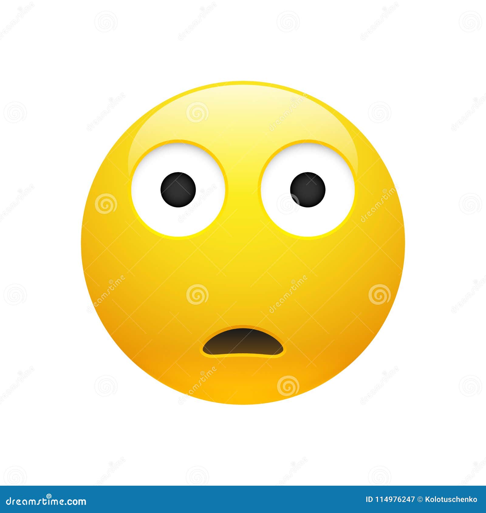 Cara De Emoji Sorprendido