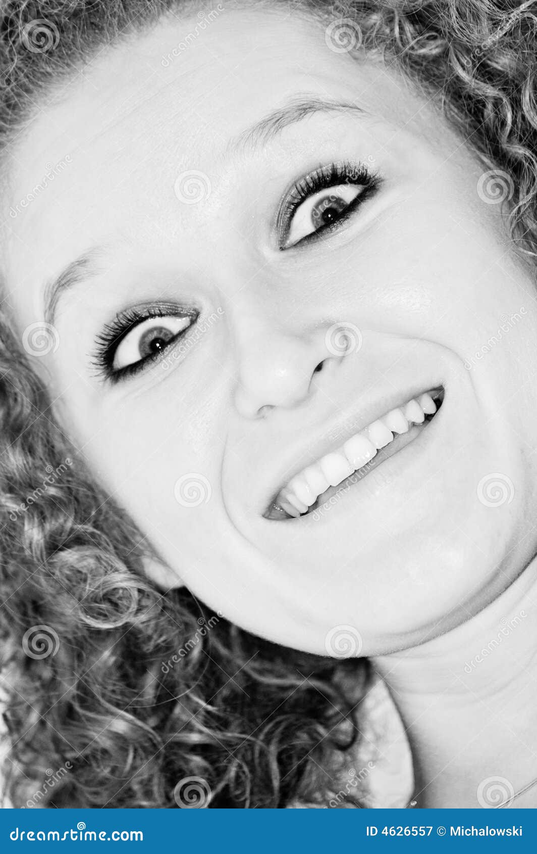 Cara tonta imagen de archivo. Imagen de negro, sonrisa - 4626557