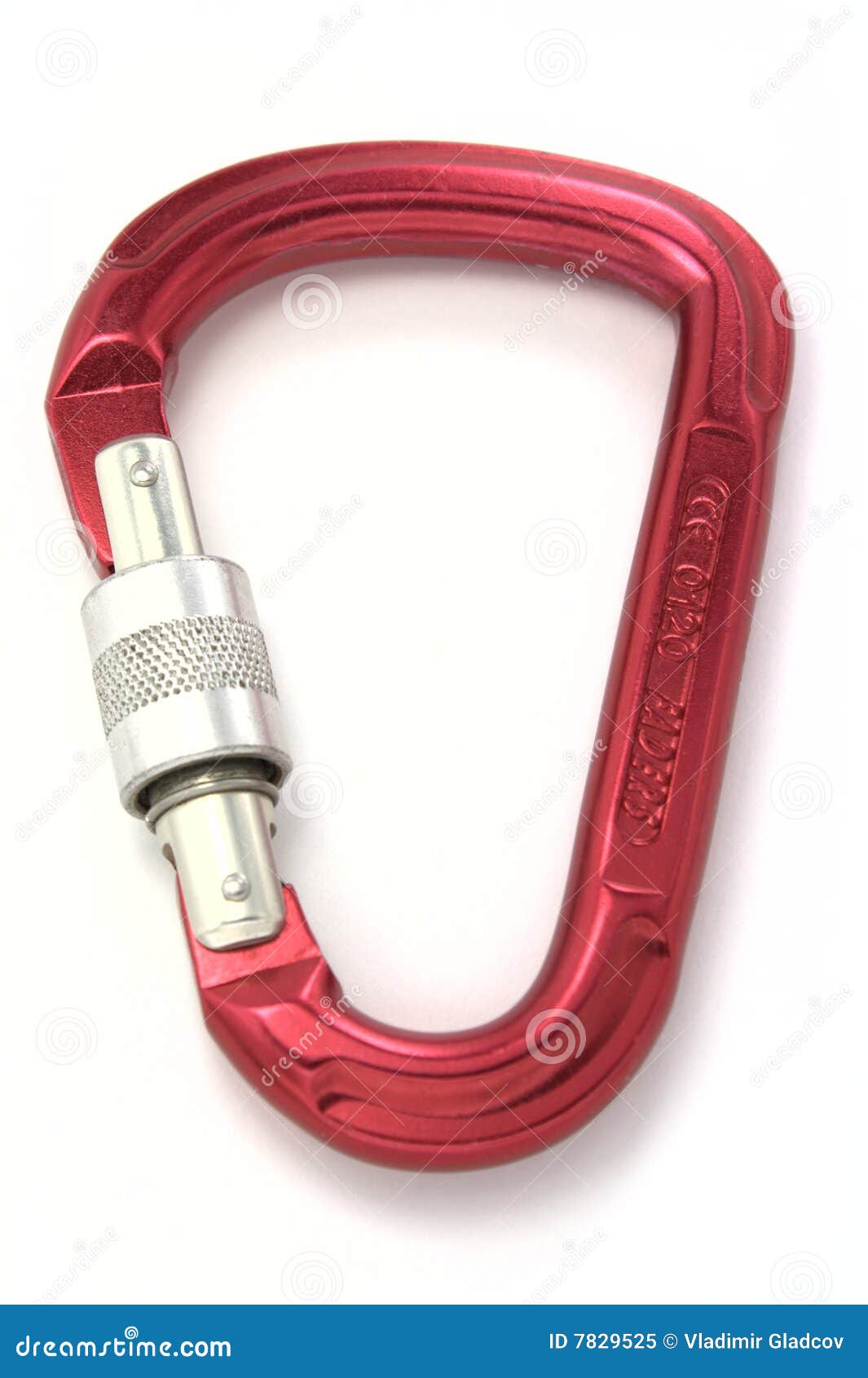 Carabiner stock image. Image of mountaineering, equipment - 7829525