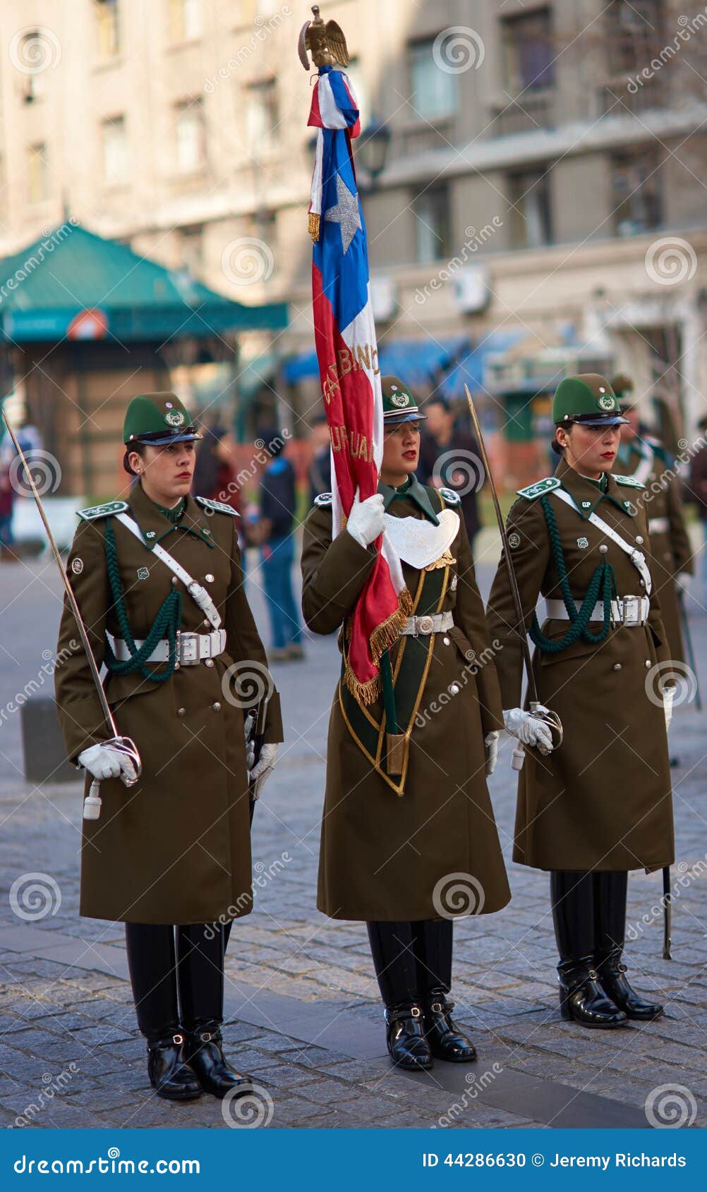 Carabineros de Chile imagen editorial. Imagen de azul - 44286630