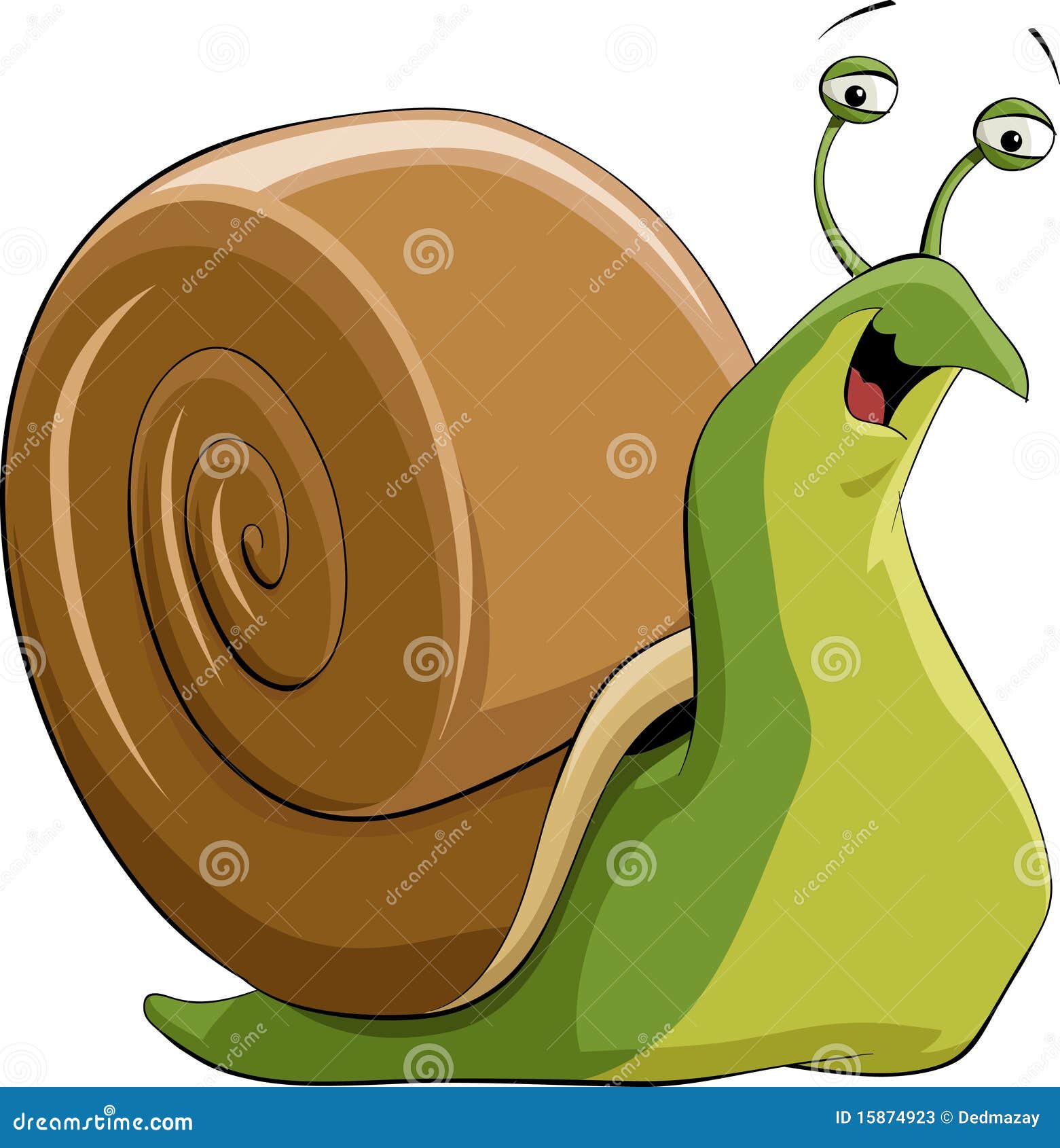 Caracol ilustración del vector. Ilustración de caracol - 15874923