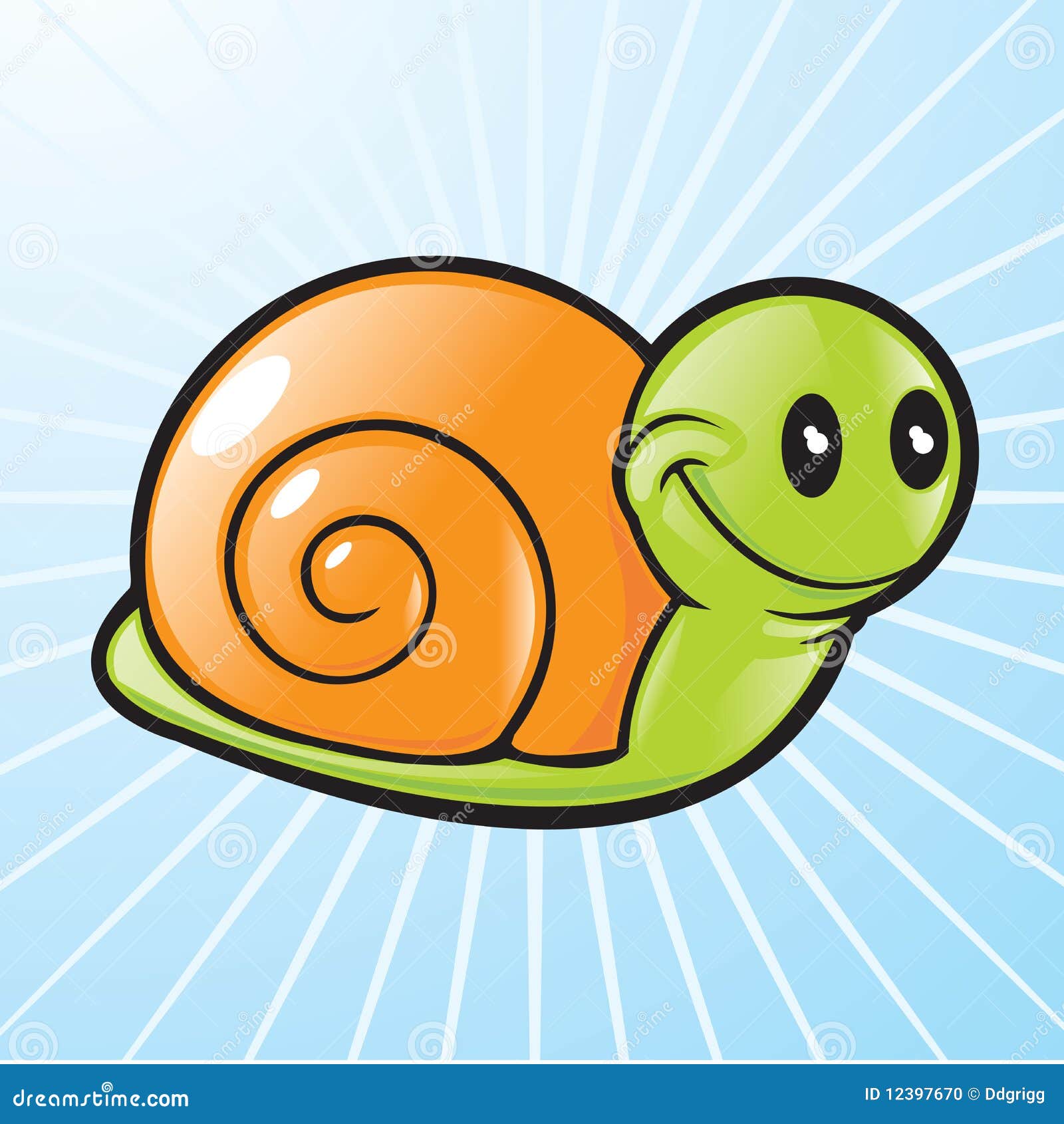 Caracol del vector ilustración del vector. Ilustración de caracol ...