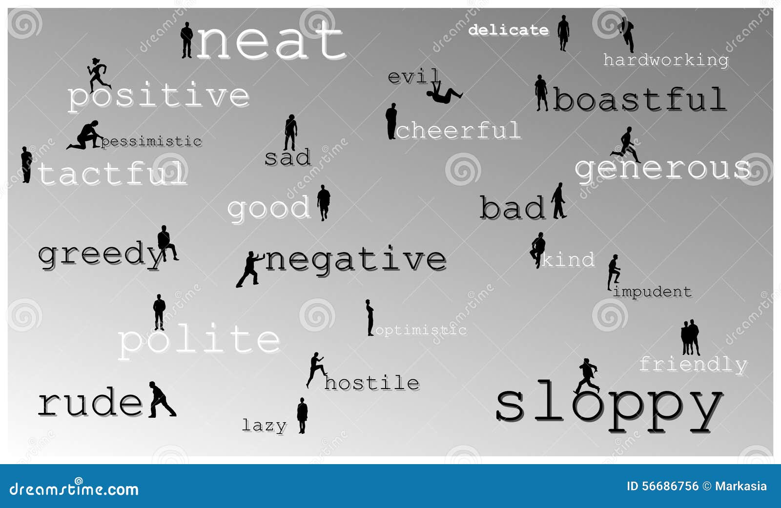 Caractère humain illustration stock. Illustration du amical - 56686756