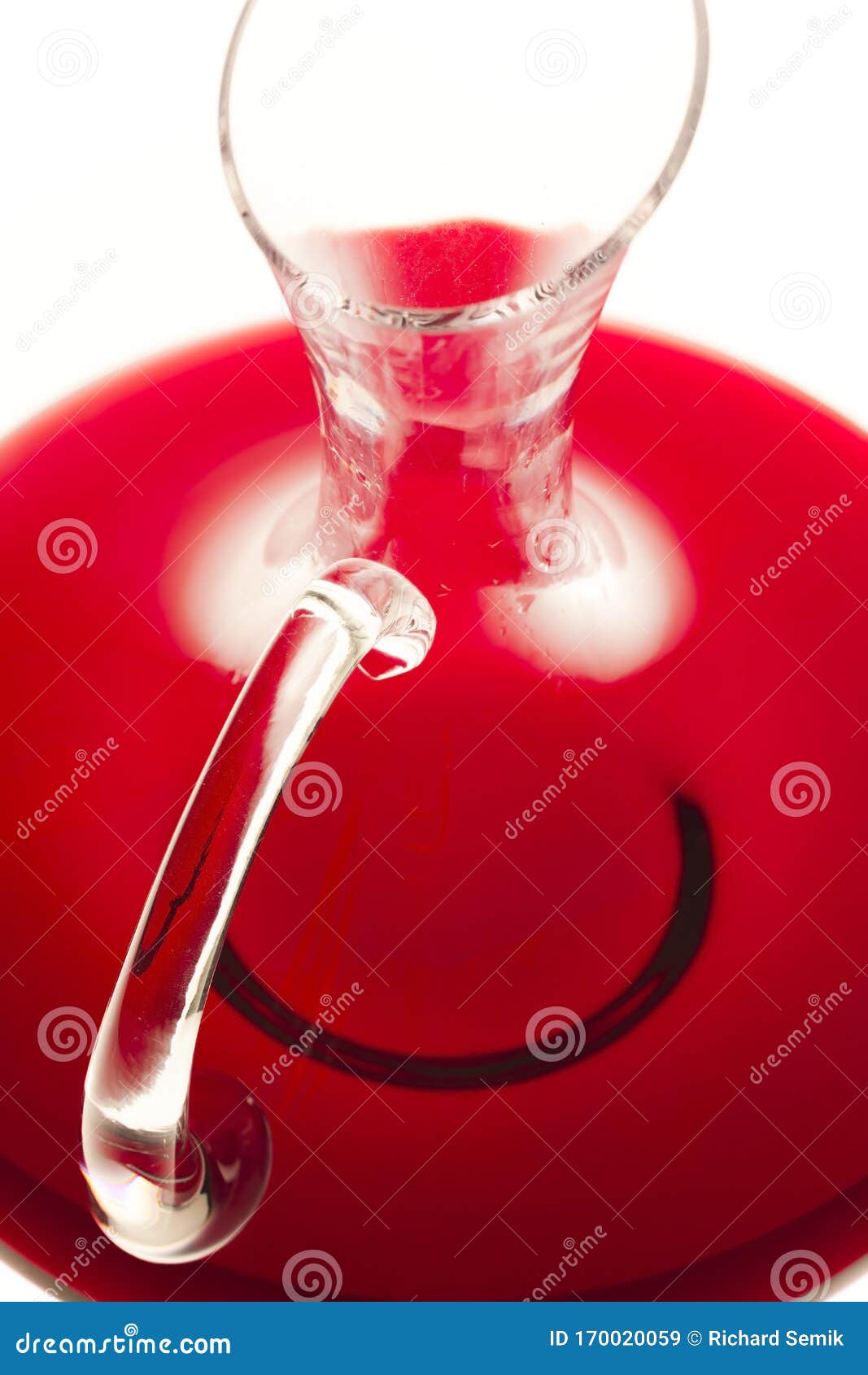 Carafe with red wine stock image. Image of object, alcohol - 170020059
