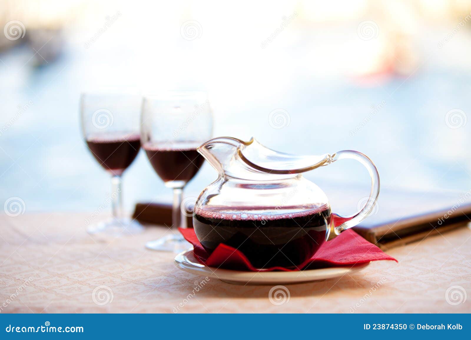 Carafe of Red wine stock photo. Image of dining, decanter - 23874350