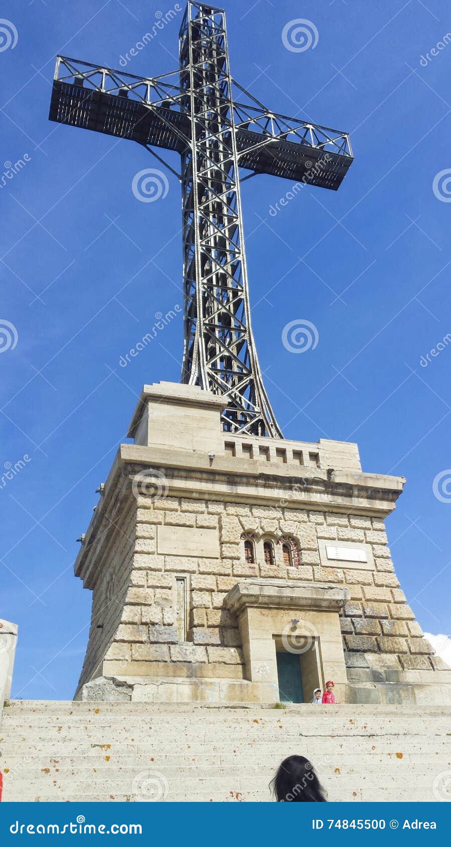 Caraiman cross stock photo. Image of heaven, caraiman - 74845500