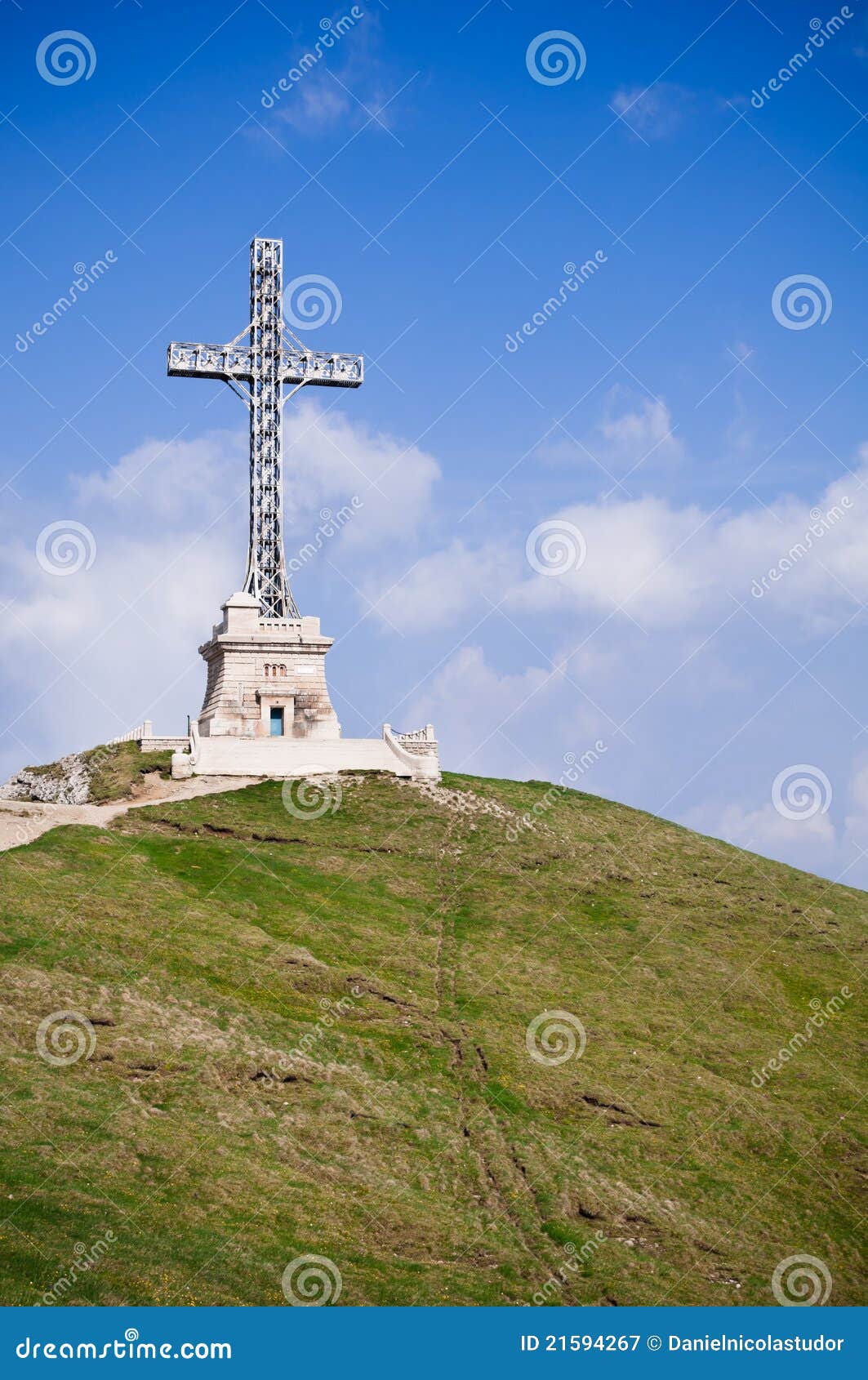 Caraiman Heroes Cross stock image. Image of mountain - 21594267