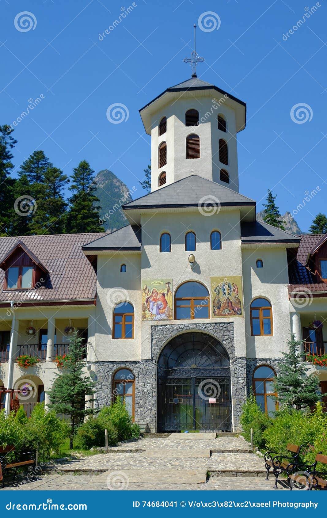 Caraiman Monastery editorial photo. Image of bell, cathedral - 74684041