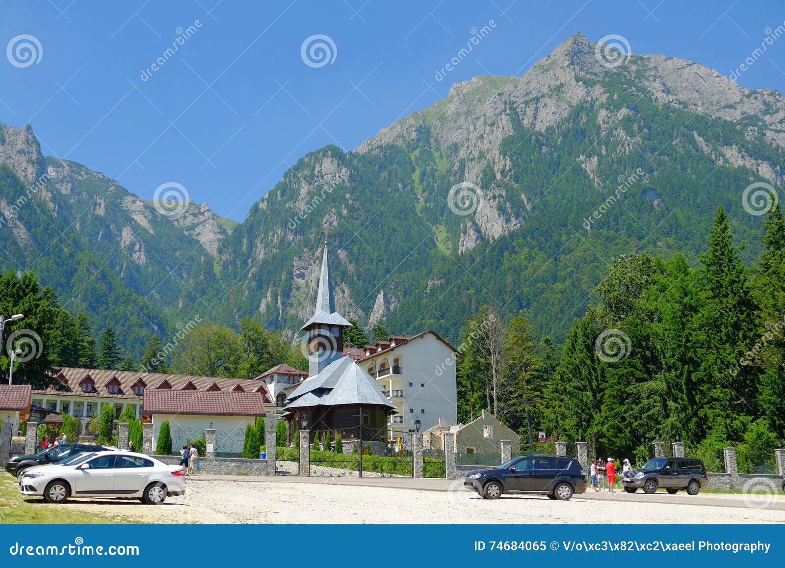 Caraiman Monastery editorial image. Image of panorama - 74684065