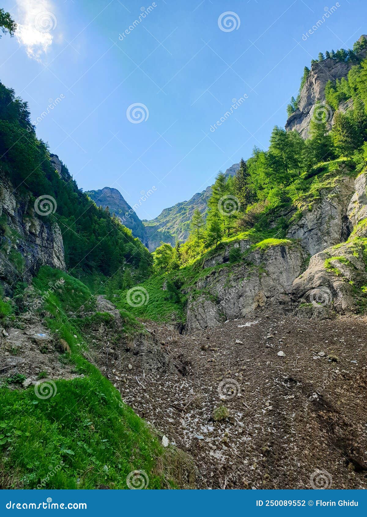 Caraiman Valley, Bucegi Mountains, Romania Stock Photo - Image of ...