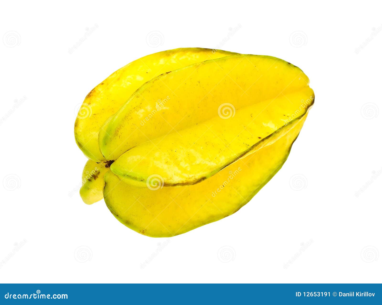 Carambola Com a Fatia Isolada No Branco Imagem de Stock - Imagem de ...