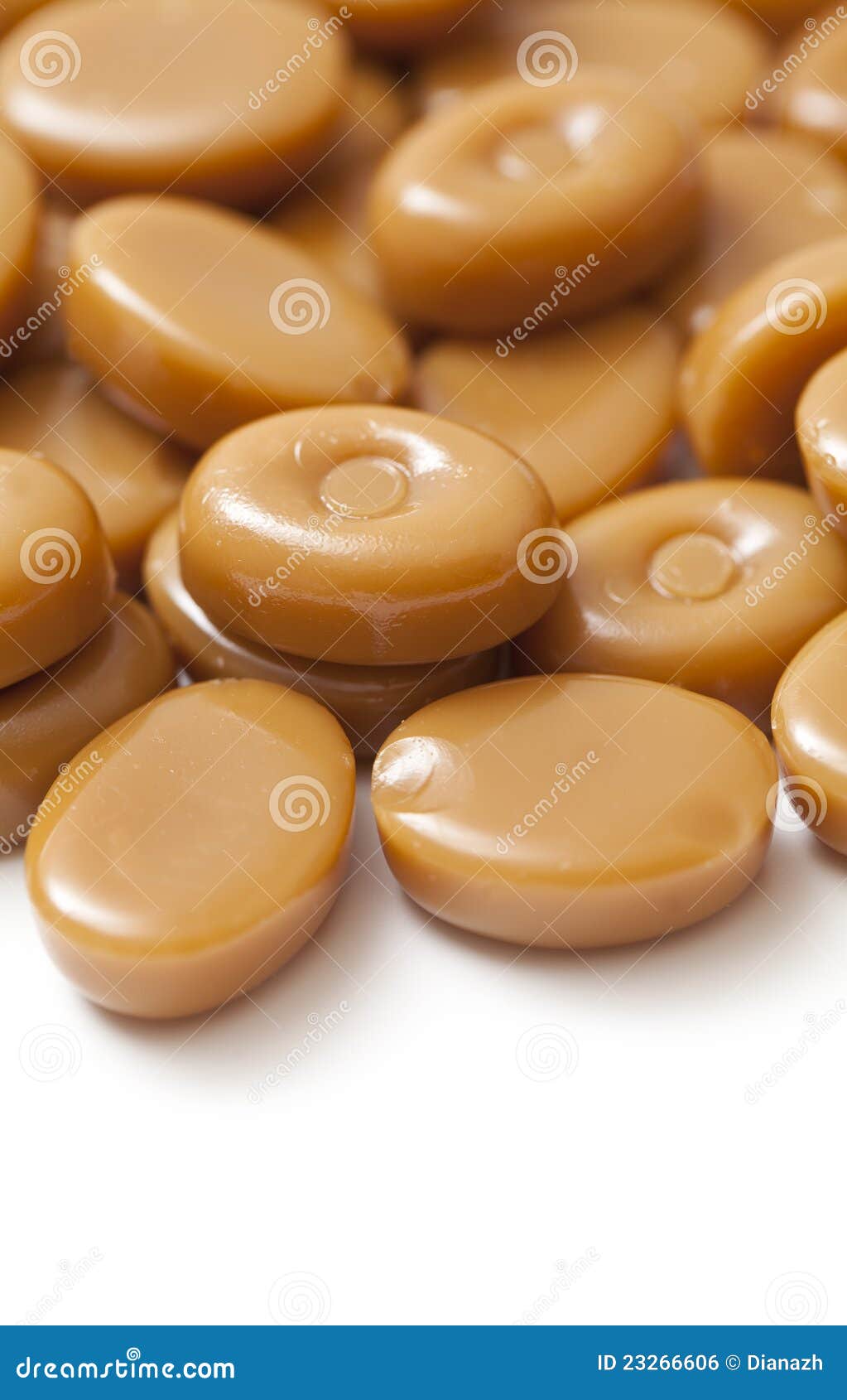 Caramel candies stock photo. Image of closeup, small - 23266606