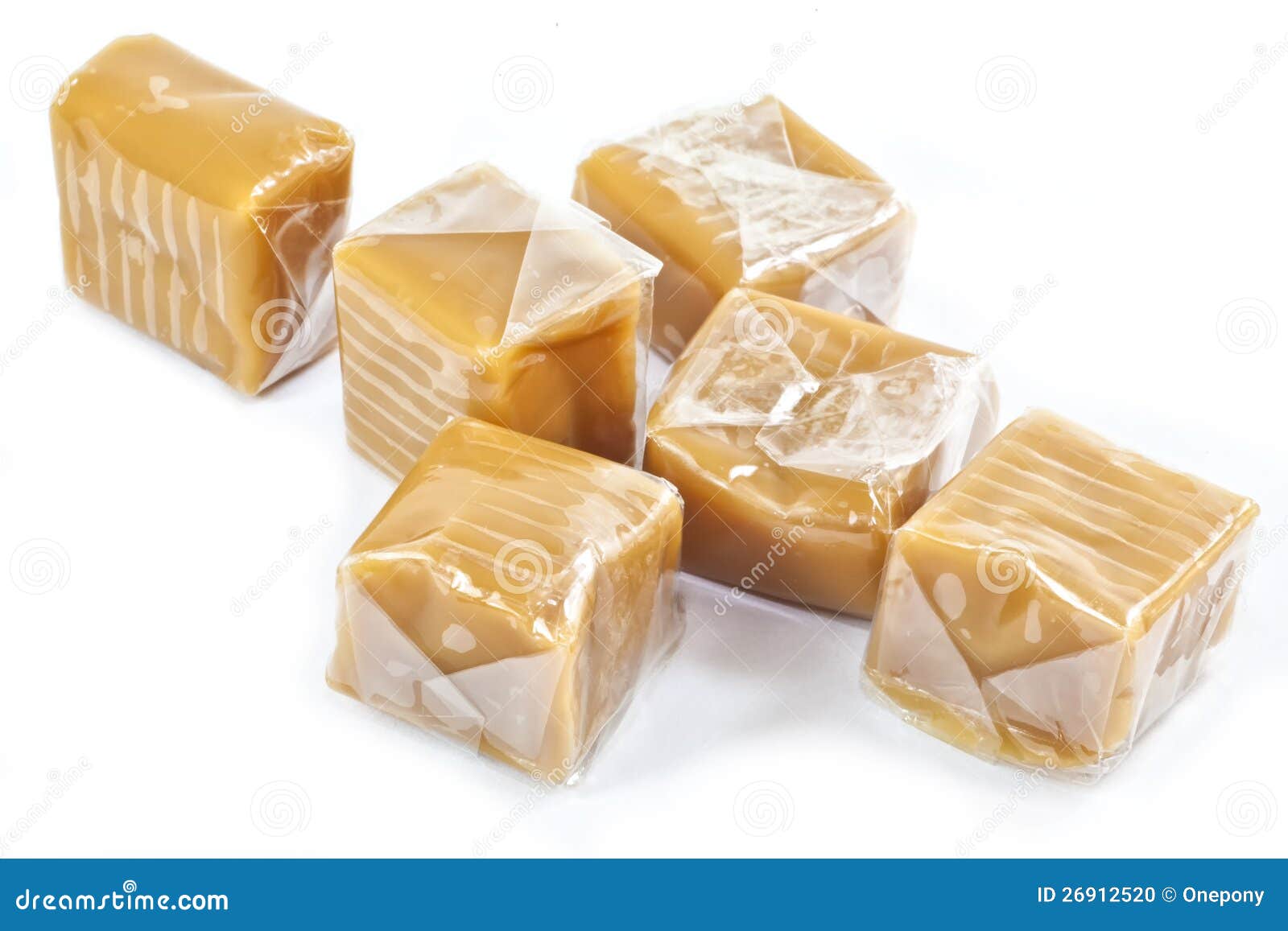 Caramel Candies stock photo. Image of nobody, beige, soft - 26912520