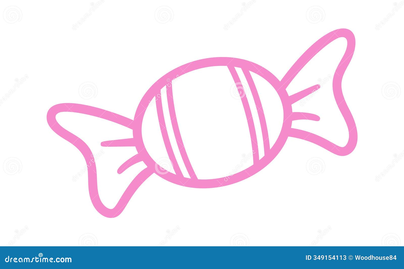 Caramel Candy Cute Hand-drawn Doodle Cartoon Vector | CartoonDealer.com ...