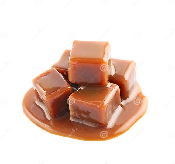 Caramel Candy with Caramel Topping Stock Photo - Image of cook, organic ...