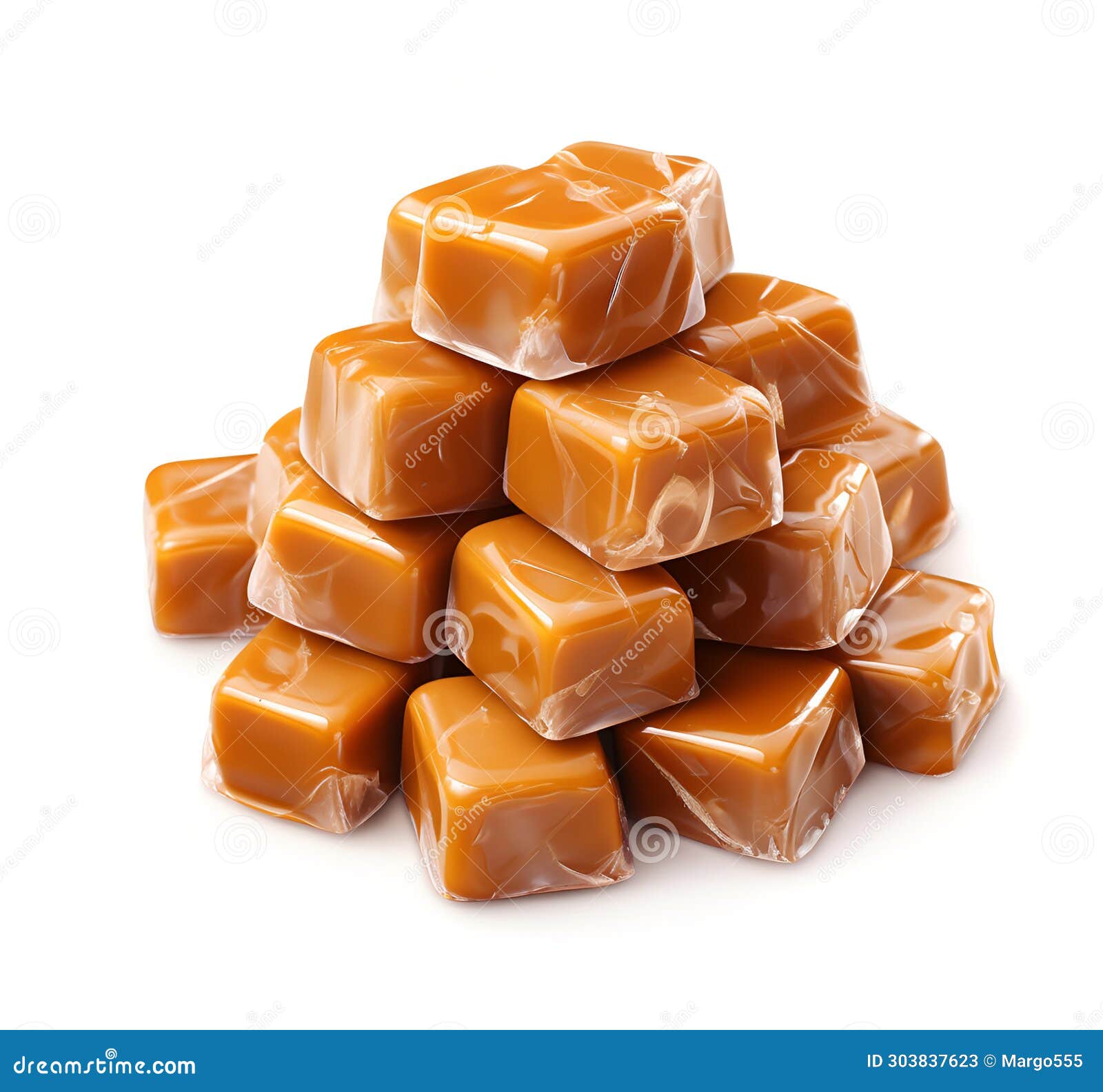 Caramel Candy Background Illustration In Bright Colors Royalty-Free ...