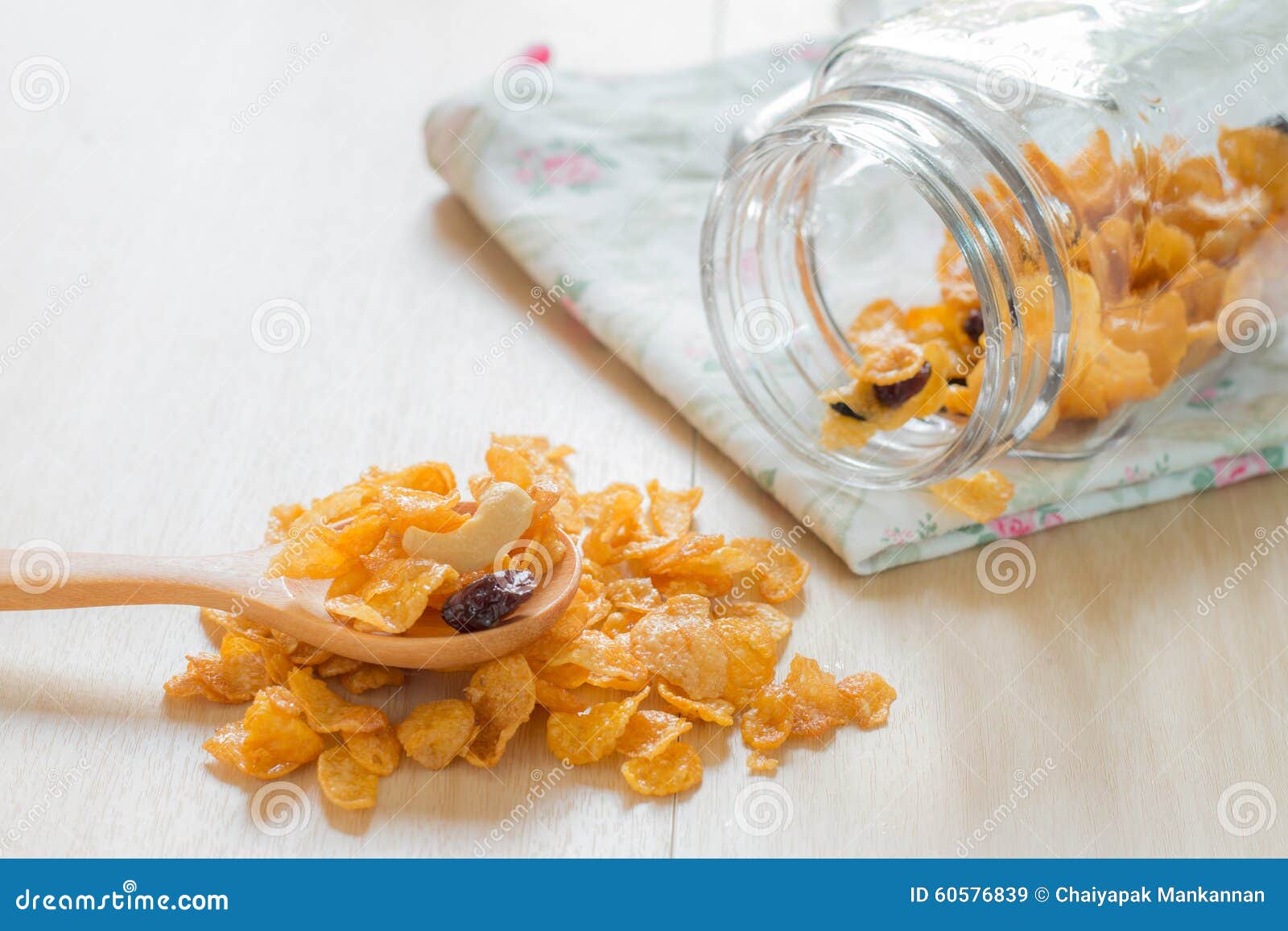 Caramel cornflake stock image. Image of diet, honey, cereal - 60576839