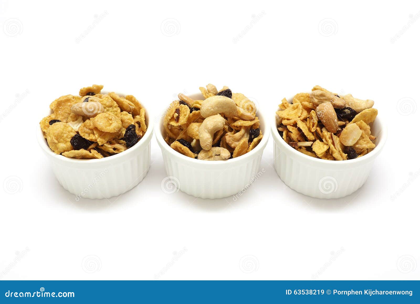 Caramel Cornflakes is Morning Snack. Stock Image - Image of diet ...