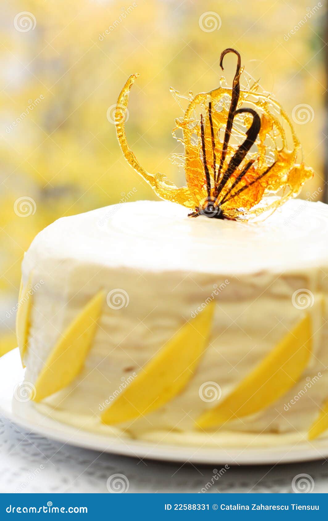 Caramel decoration stock image. Image of white, festive - 22588331