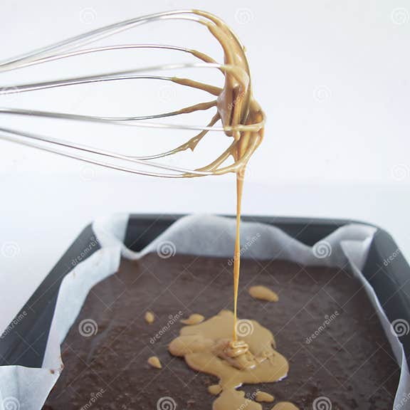 Caramel drip stock image. Image of condensed, cake, sugar - 56770149