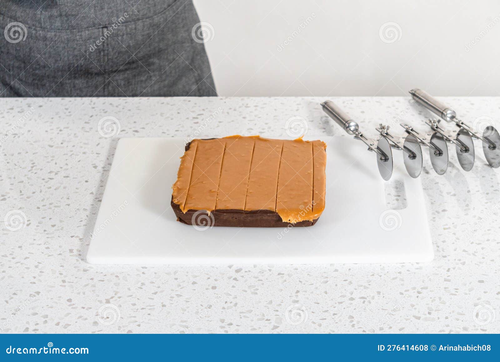Caramel fudge stock photo. Image of soft, chocolate - 276414608