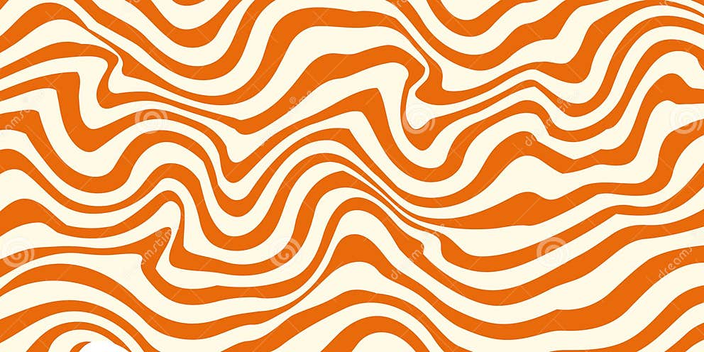 Caramel Pattern. Psychedelic Background with Toffee Texture. Striped ...