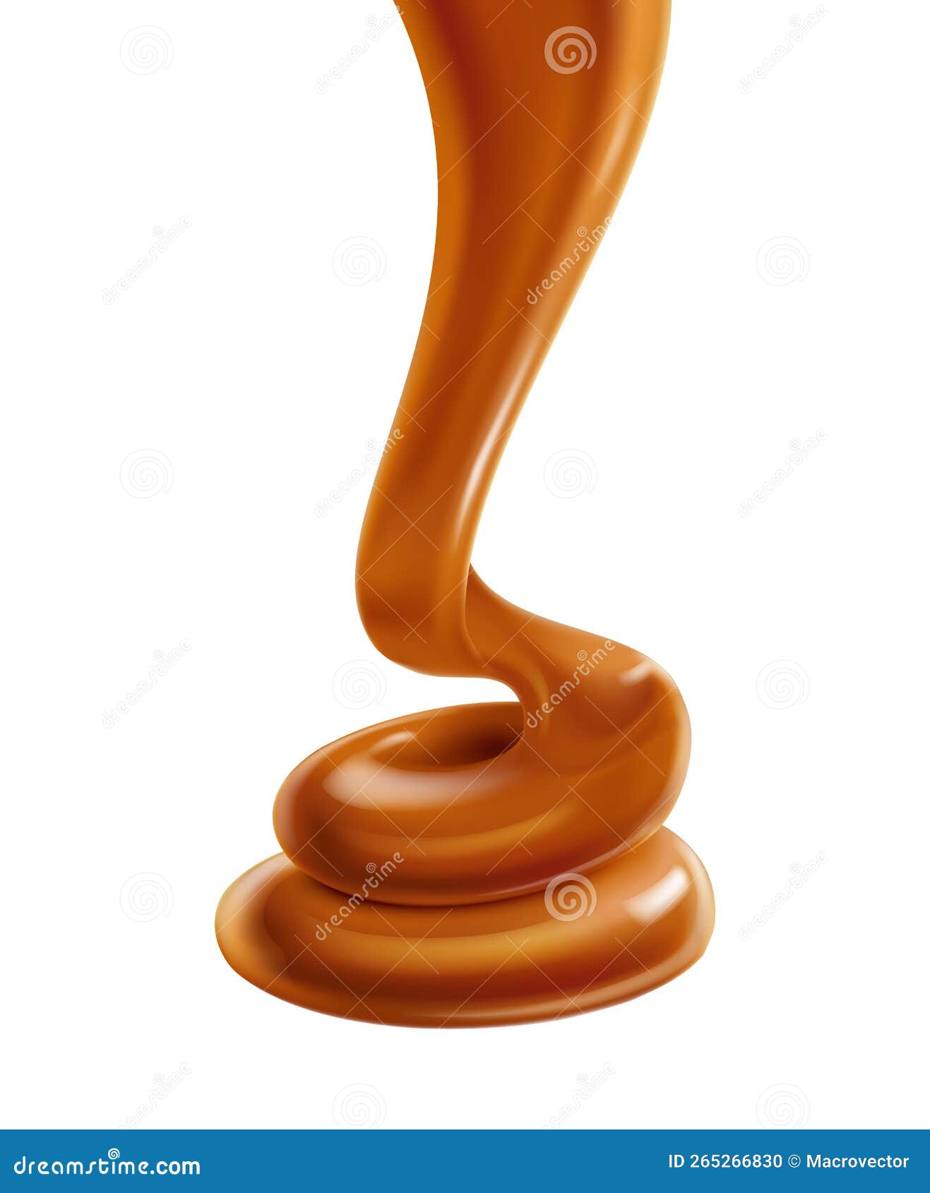 Caramel Realistic Illustration Stock Vector - Illustration of icon ...