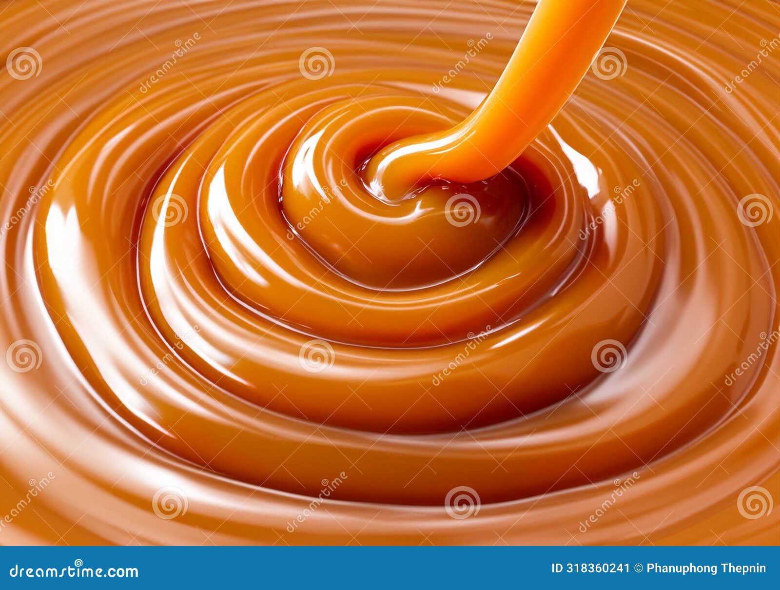 Caramel Sauce, Liquid Syrup Splash Stock Illustration - Illustration of ...