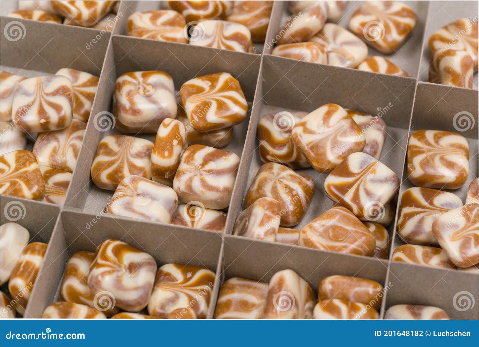 Caramel Sweets candy stock photo. Image of confectionery - 201648182
