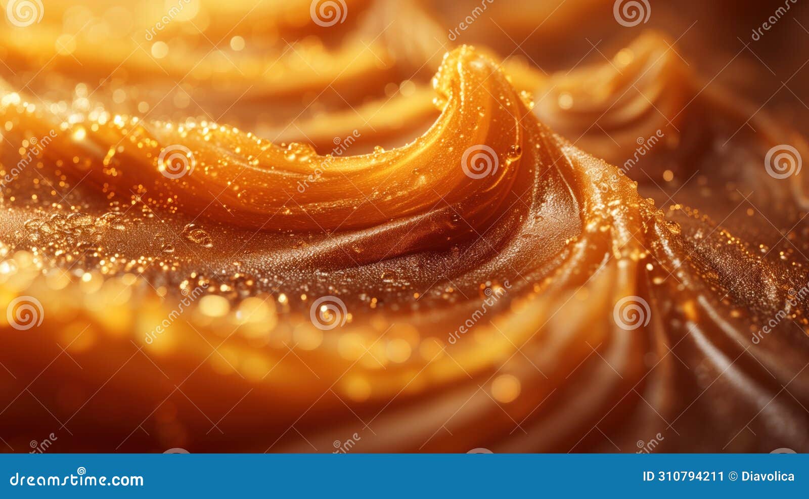 Caramel Texture Background Closeup Stock Illustration - Illustration of ...