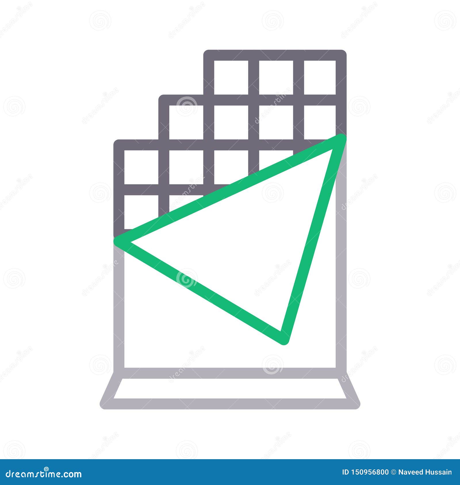 Caramel Thin Color Line Vector Icon Stock Vector - Illustration of ...