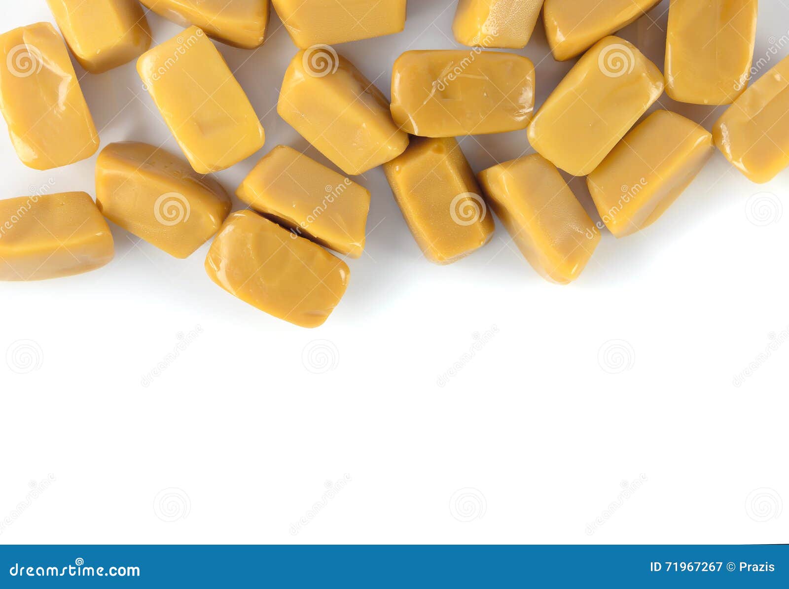 Caramel toffee scattered stock image. Image of caramel - 71967267
