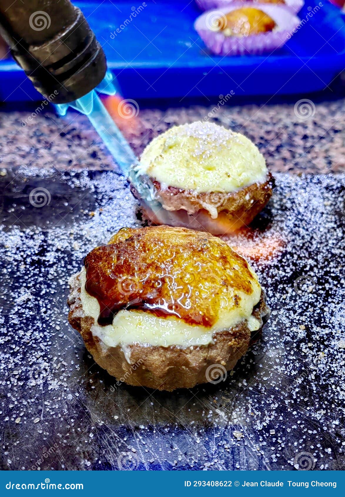 Caramelising Mauritian Puit D Amour. Stock Photo - Image of pastry ...