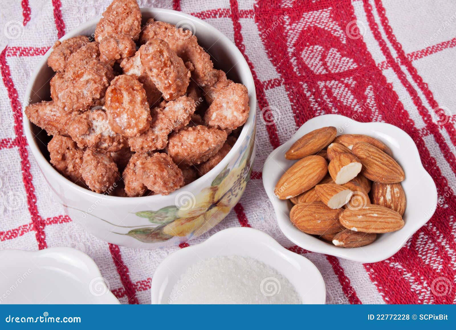 Caramelized almonds stock photo. Image of gourmet, almond - 22772228