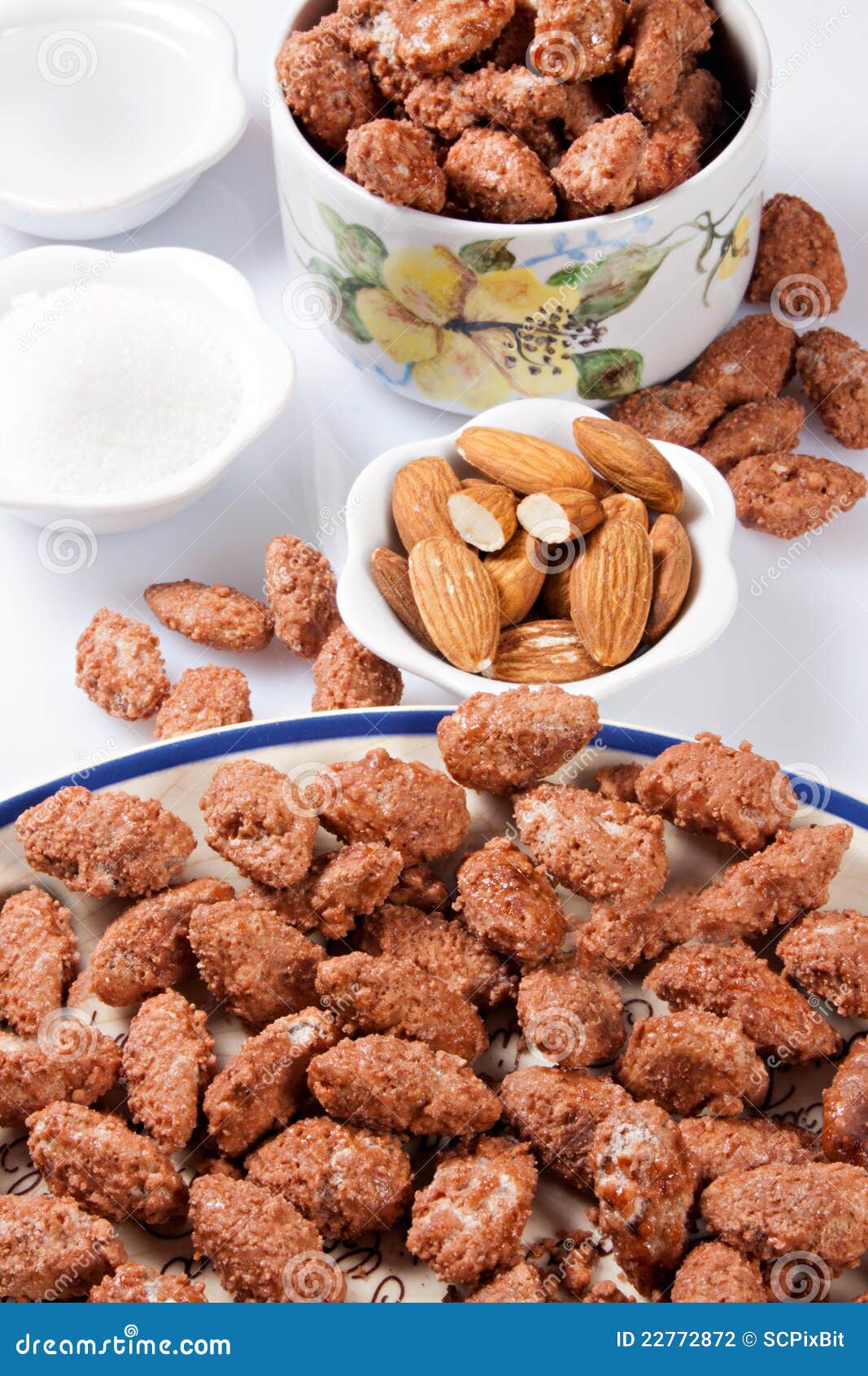 Caramelized almonds stock photo. Image of caramelized - 22772872