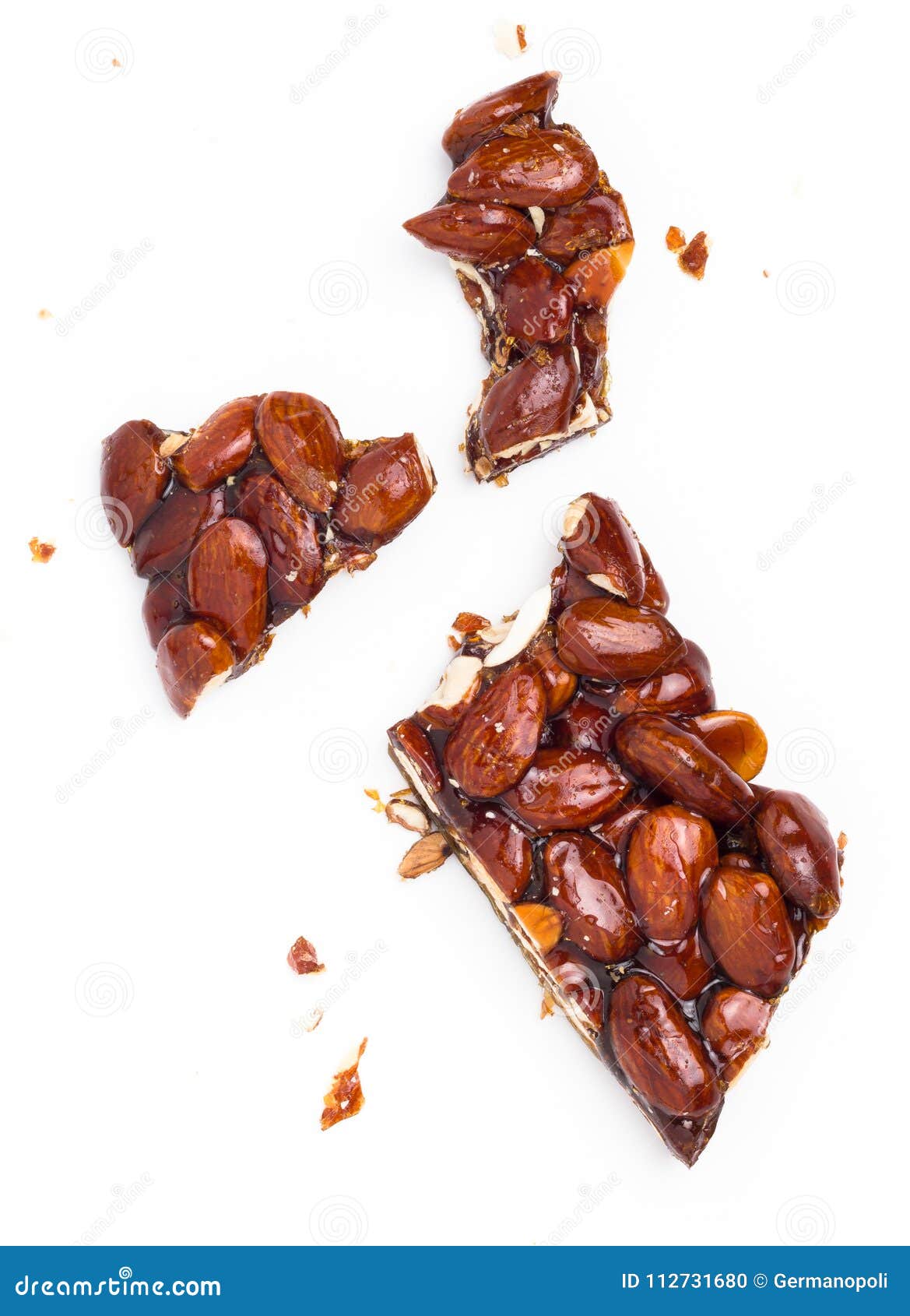 Caramelized almonds stock photo. Image of dried, nutrition - 112731680