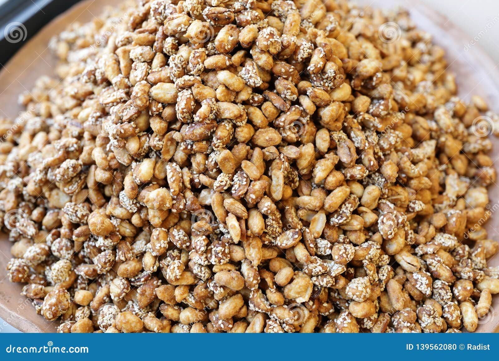 Caramelized Candied Peanuts Stock Photo - Image of candies, caramelized ...