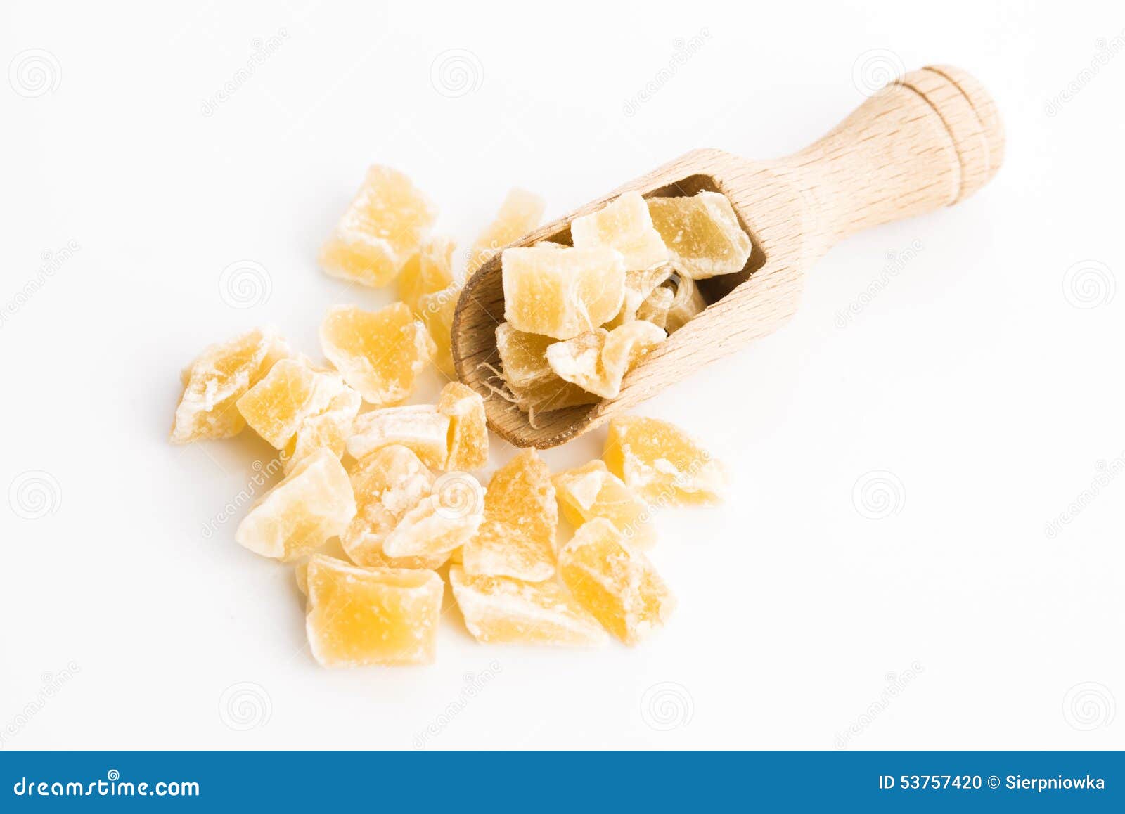 Caramelized Ginger Candy Pieces Stock Photo - Image of crystalized ...