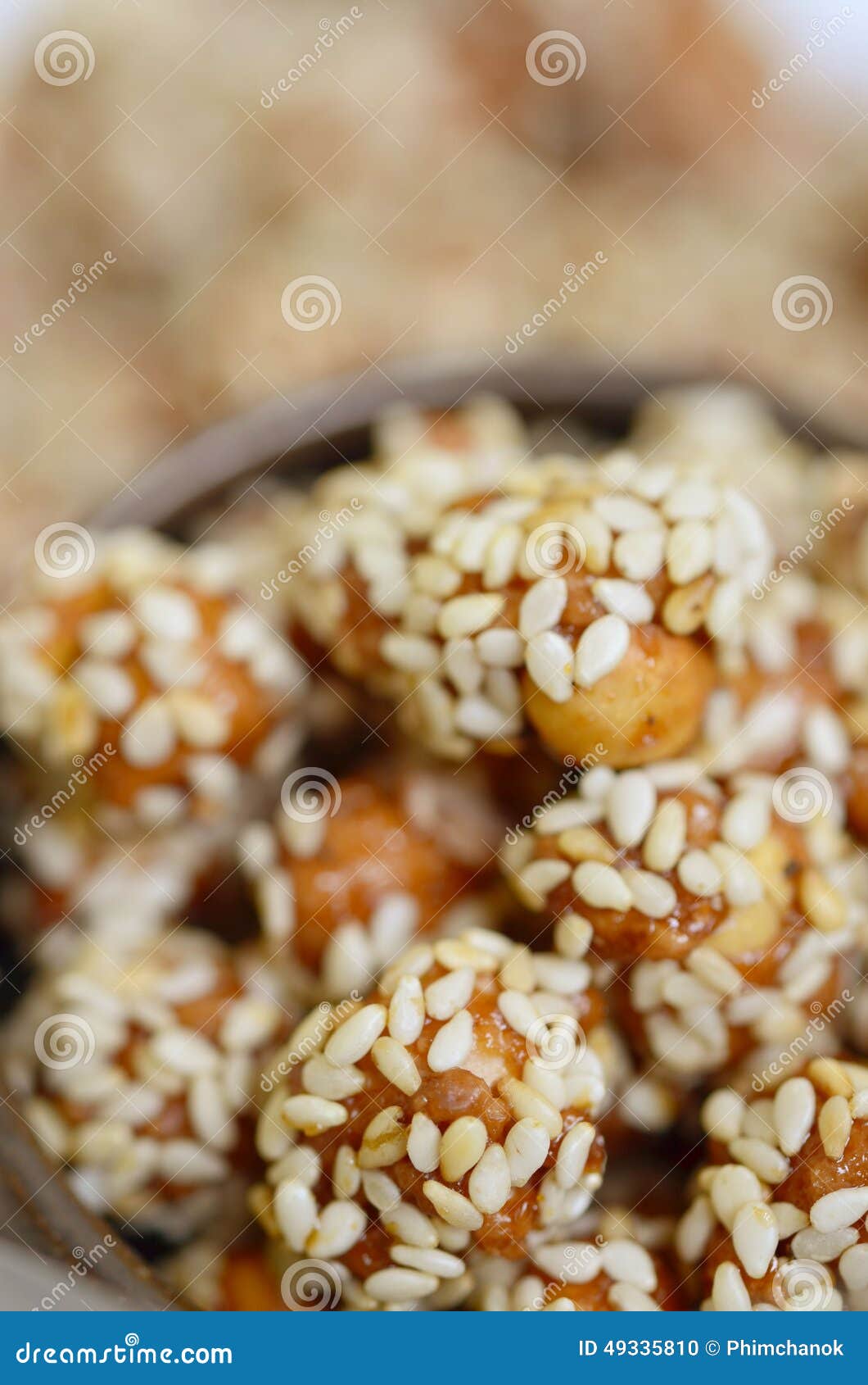 Caramelized Peanuts with Sesame Stock Photo - Image of natural, peanuts ...