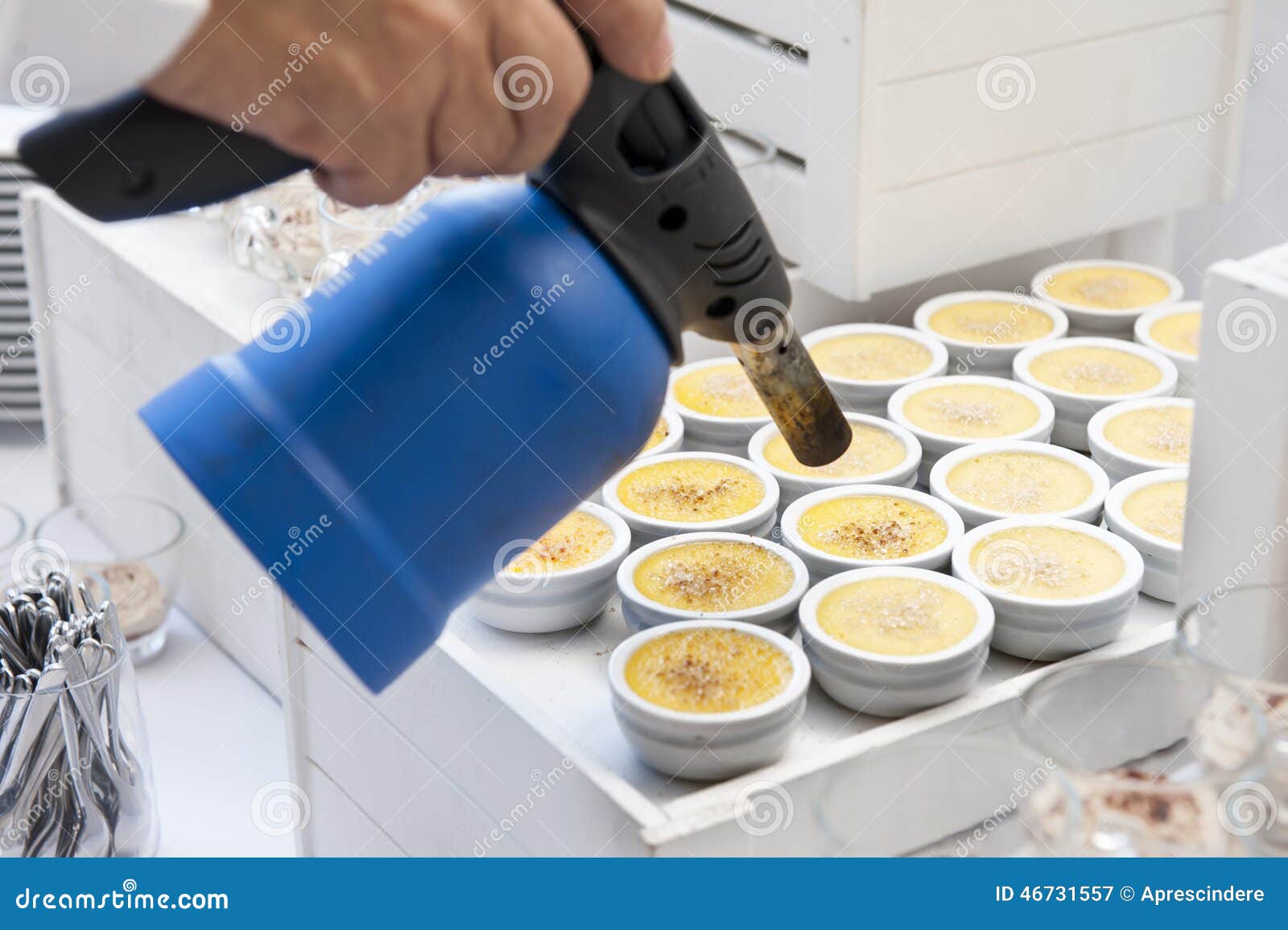 Caramelizing stock image. Image of culinary, chef, celebration - 46731557