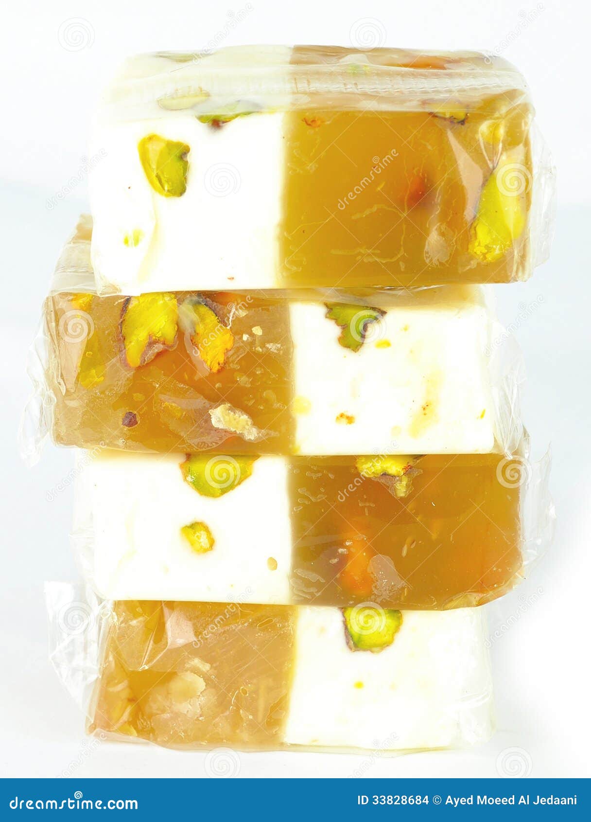 Caramelo Del Placer Turco Sobre Uno a Foto de archivo - Imagen de ...