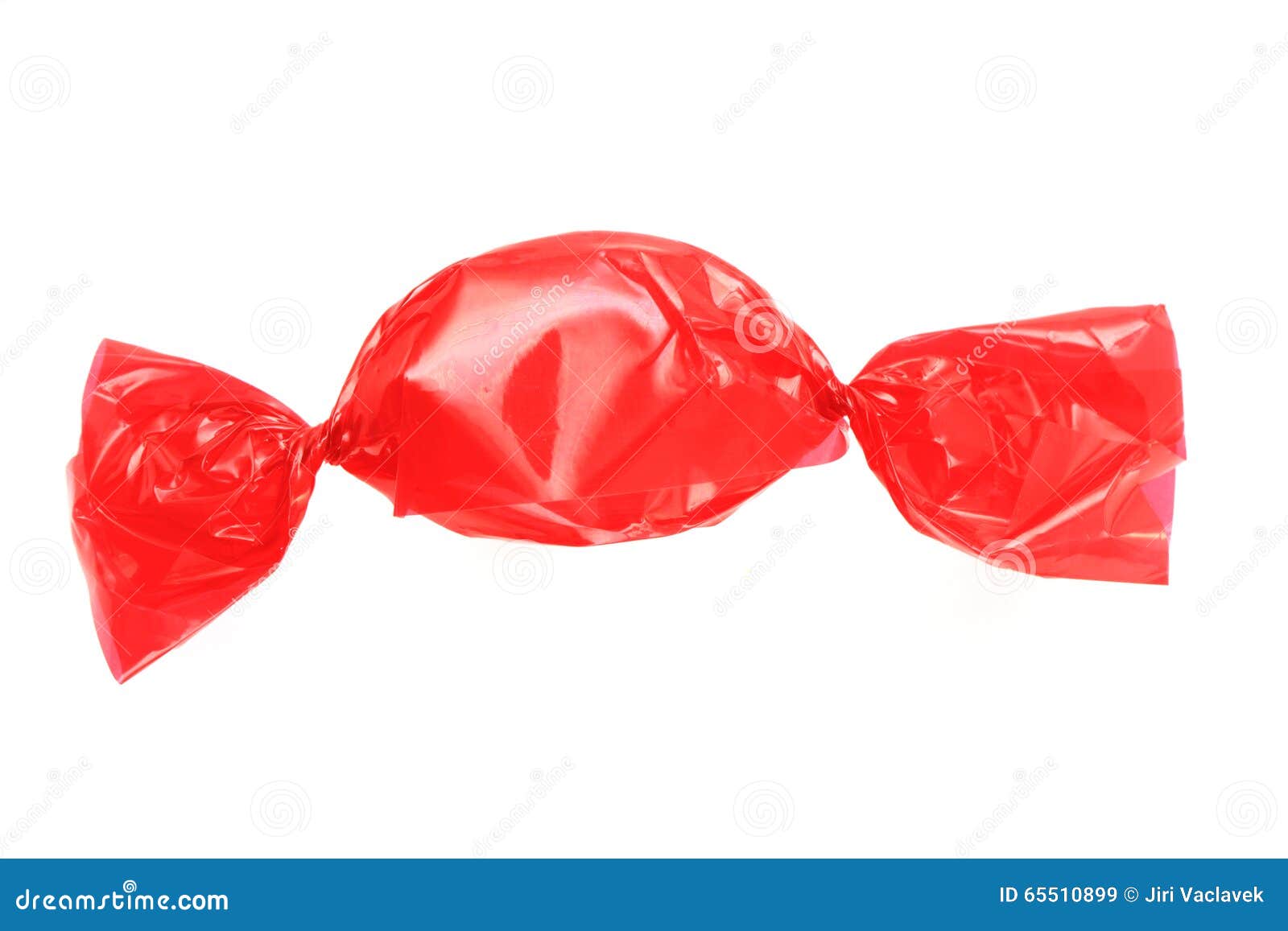 Caramelo rojo aislado imagen de archivo. Imagen de brillante - 65510899