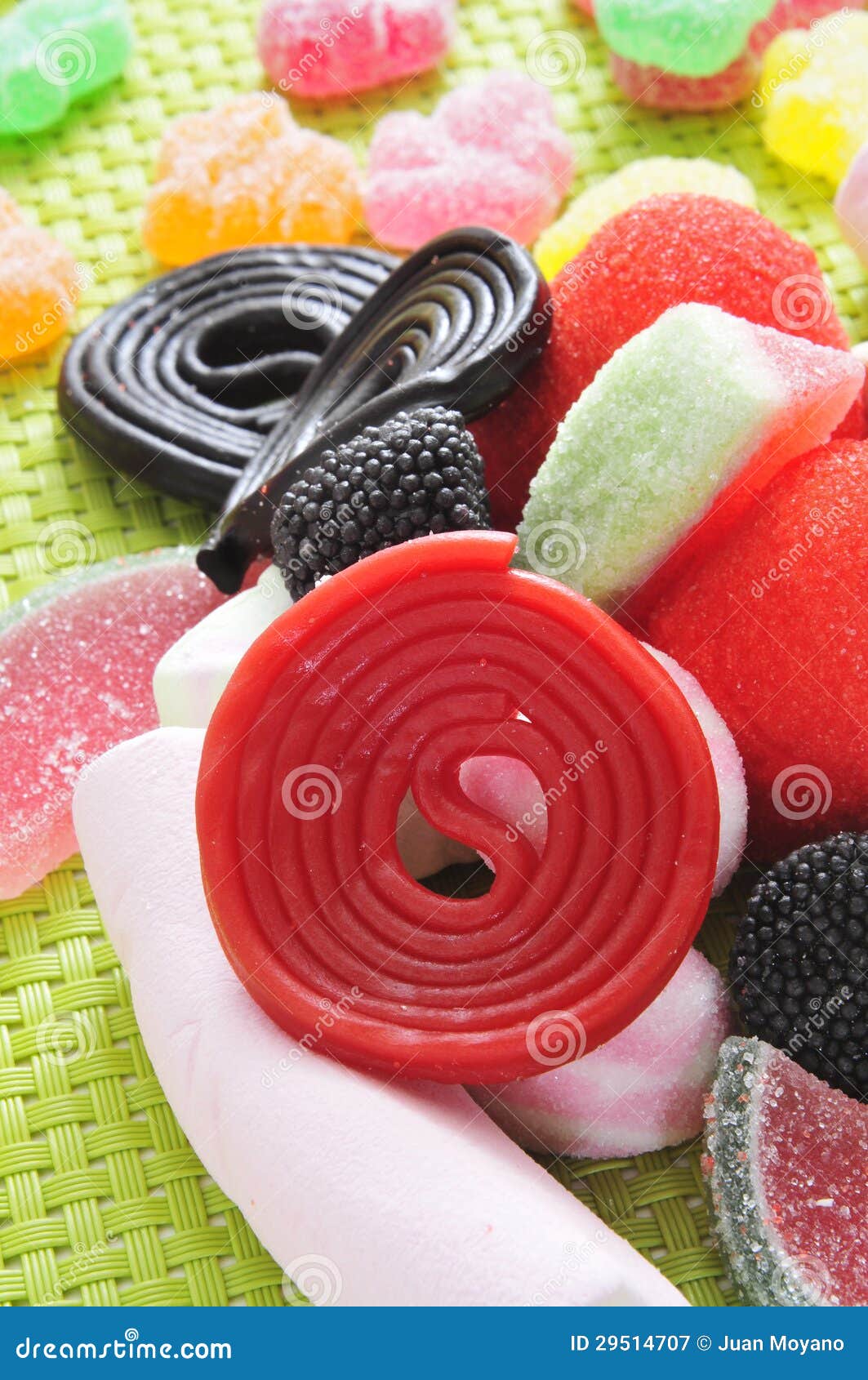 Caramelos imagen de archivo. Imagen de comer, jalea, fondo - 29514707
